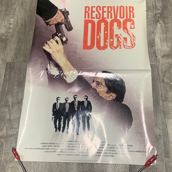 Art | Reservoir Dogs Original Poster 1991 Rare One Piece | Poshmark